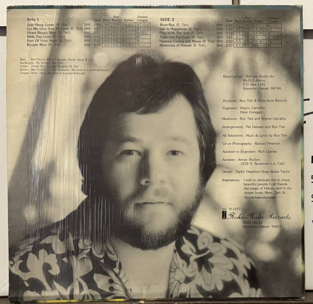 【やや傷や汚れあり】AOR Hawaii LP Mellow Hawaiian Ron Tish & Co. ハワイレコードの落札情報詳細 ...