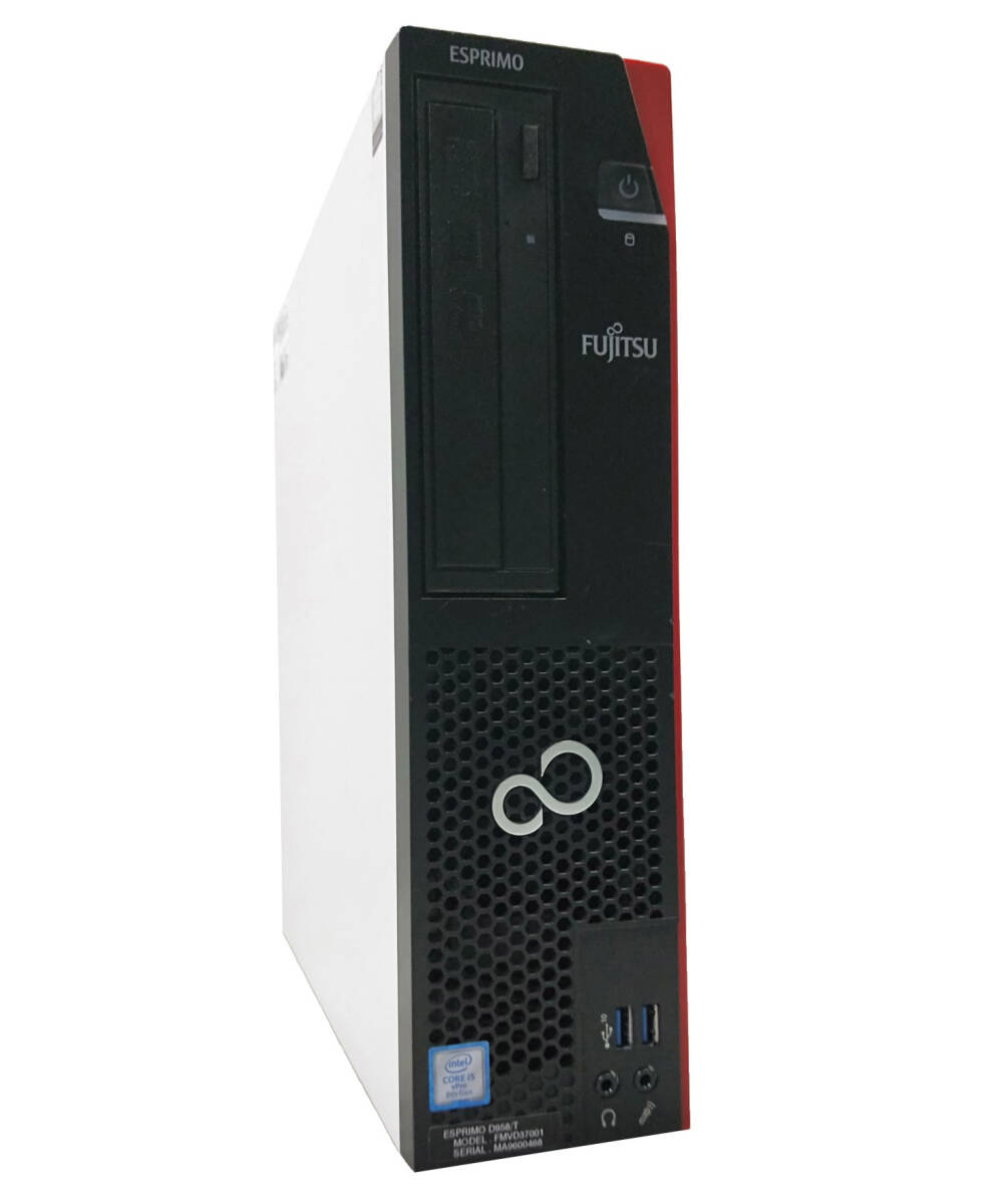 【傷や汚れあり】 驚速SSD FUJITSU D958/T i5-8500 3.0GHz x6/8GB SSD256GB Win11 ...