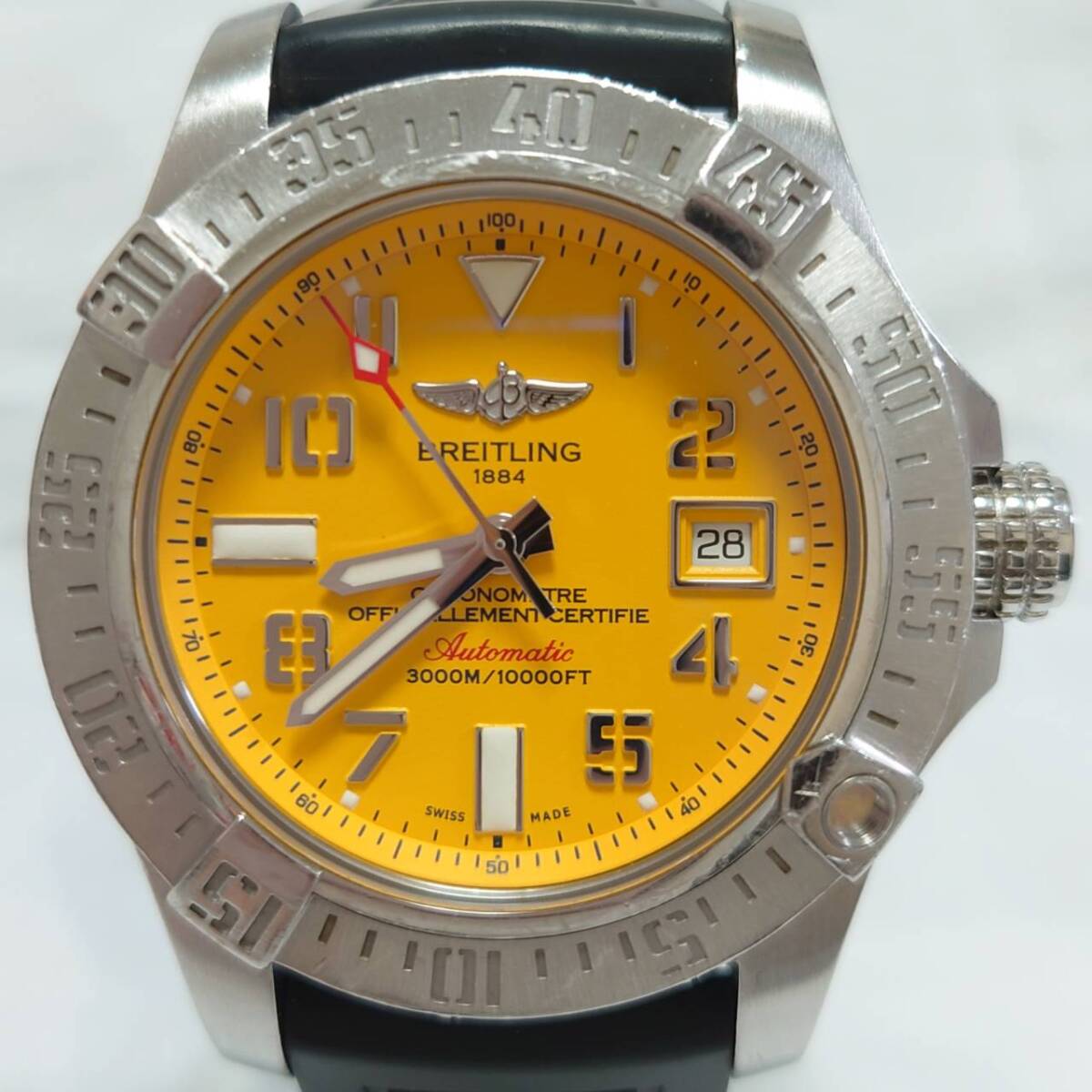 【傷や汚れあり】★【1円スタート！！】ブライトリング BREITLING A17331 アベンジャーⅡ シーウルフ AVENGERⅡ SEA WOLF メンズ 腕時計 自動巻きの落札情報詳細 ...