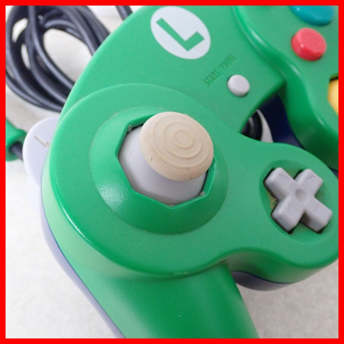 【全体的に状態が悪い】GC ゲームキューブ コントローラ ルイージ DOL-003 クラブニンテンドー限定 任天堂 Nintendo 難あり品 ...