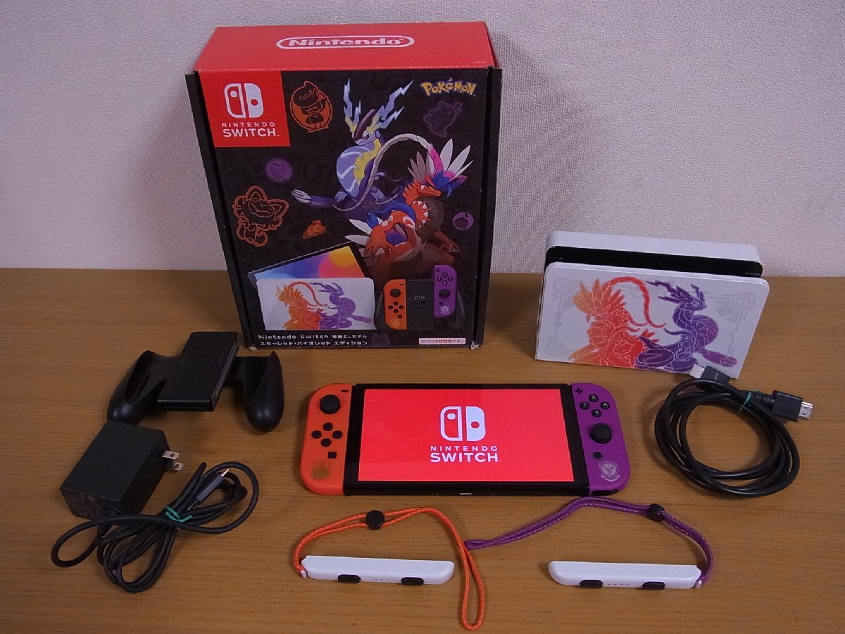 【傷や汚れあり】★SWITCH スカーレット・バイオレット エディション ポケモン HEG-S-KEAAA 現状渡しの落札情報詳細 ...