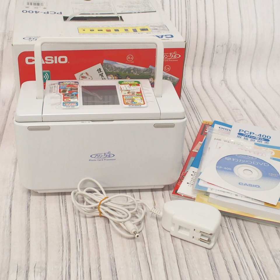 【目立った傷や汚れなし】f002l KAIDAN CASIO カシオ プリン写ル PCP-400 動作品 フォトプリンター はがき プリント ...