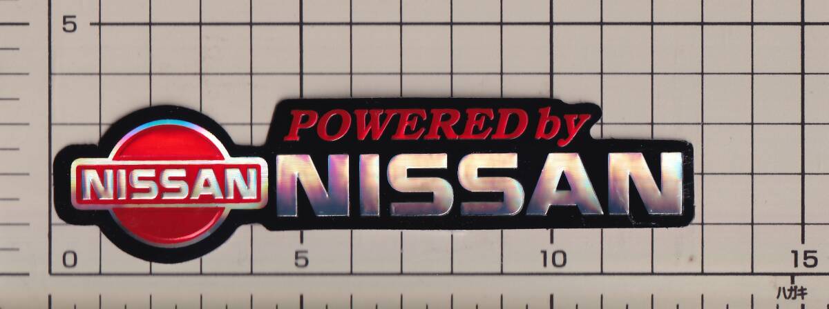 【未使用】日産 パワードバイニッサン ホログラム ステッカー NISSAN sticker hologram POWERD by NISSAN ...