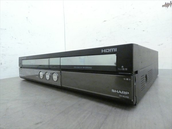 【傷や汚れあり】シャープ/SHARP☆HDD/DVDレコーダー/VHS☆DV-ACV52☆ビデオダビング 管CX19274の落札情報詳細 - Yahoo!オークション落札価格検索 オークフリー