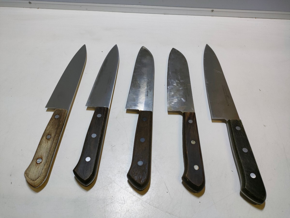 【傷や汚れあり】E328(5本まとめ、中古現状、即発送)三徳包丁 万能包丁 洋包丁 J.A.HENCKELS INTERNATIONAL 同メ−か-5本の落札情報詳細 - Yahoo ...