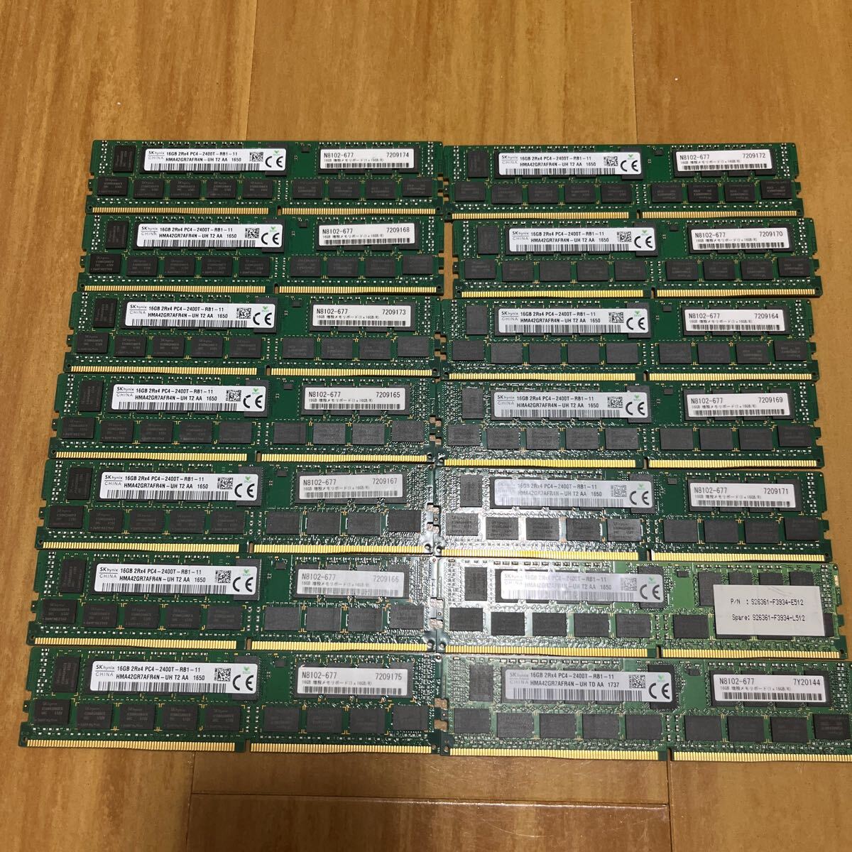 【目立った傷や汚れなし】sk Hynixメモリ サーバー用 Pc4 16gb×14枚 計224gbの落札情報詳細 ヤフオク落札価格検索