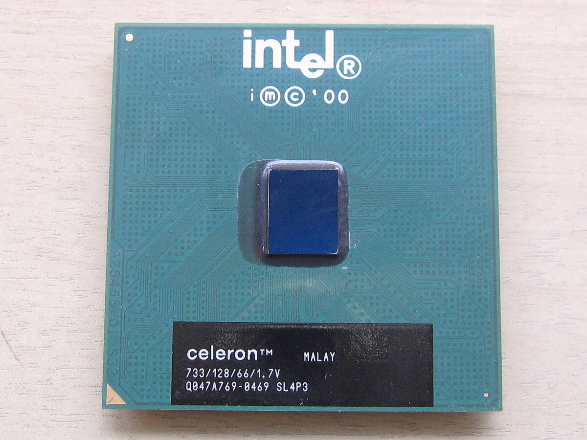 【やや傷や汚れあり】ソケット370 Celeron 733MHz 733/128/66/1.7V 3500/15/0430の落札情報詳細 ...