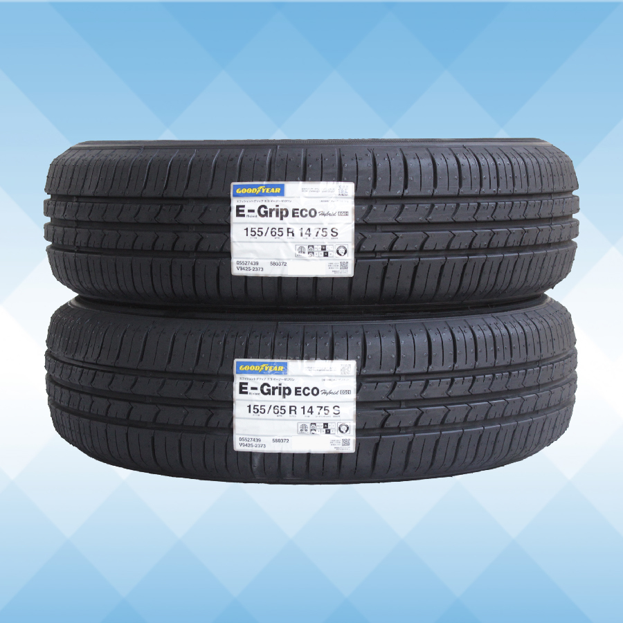 【未使用】155/65R14 75S GOODYEAR グッドイヤー EFFICIENTGRIP ECO EG01 23年製 正規品 送料無料 2本税込 \9,400 より 3の落札情報詳細 ...