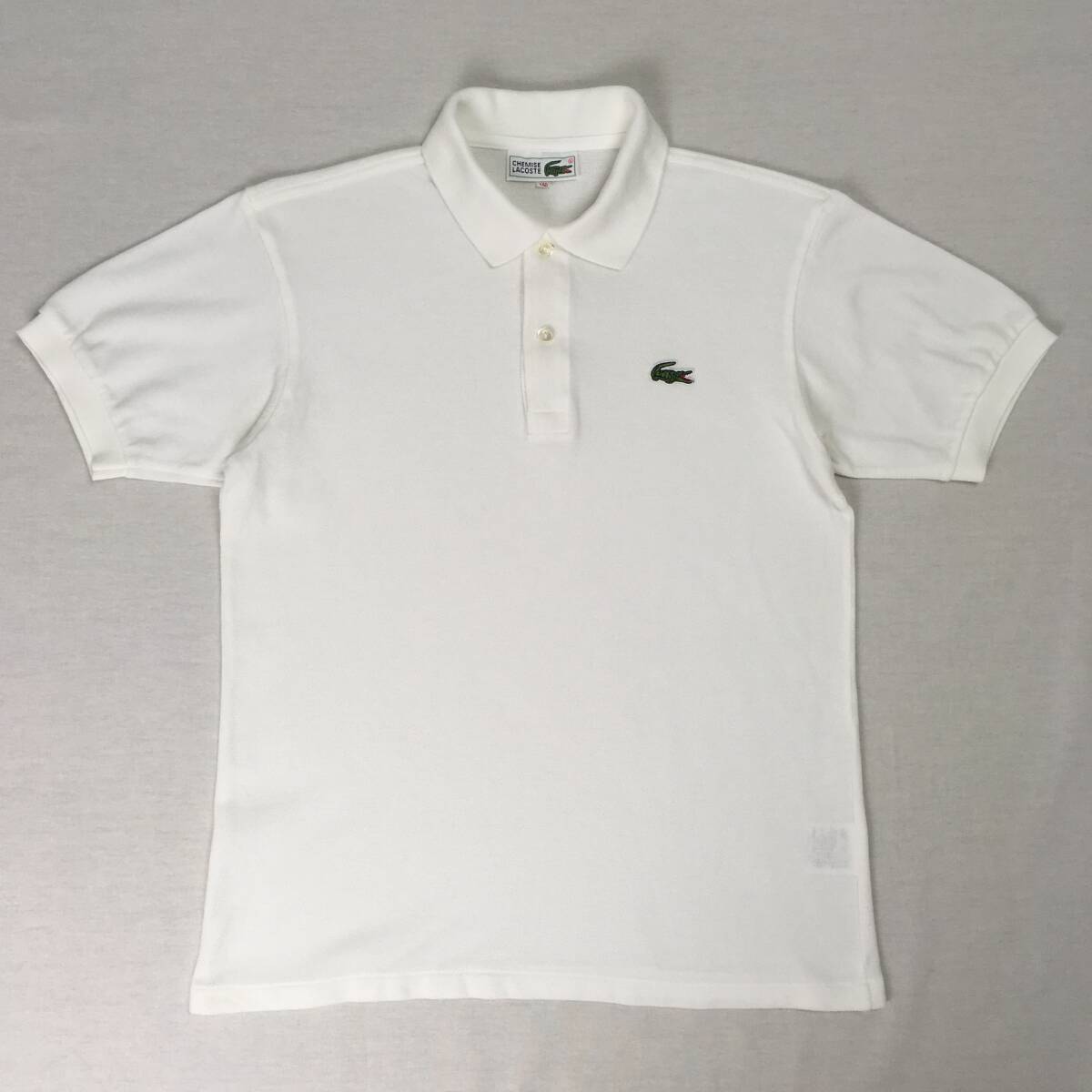 【目立った傷や汚れなし】LACOSTE ラコステ ポロシャツ L1812 鹿の子 サイズ150 ホワイト 半袖 シャツの落札情報詳細 ...