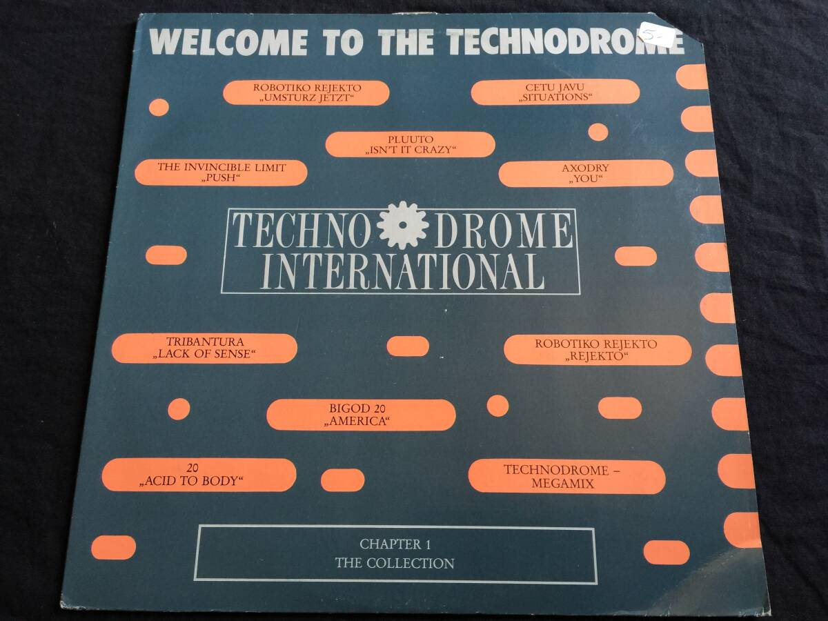 【やや傷や汚れあり】★Welcome To The Technodrome LP★Qsmy2★ EBM, Industrial, Synth ...