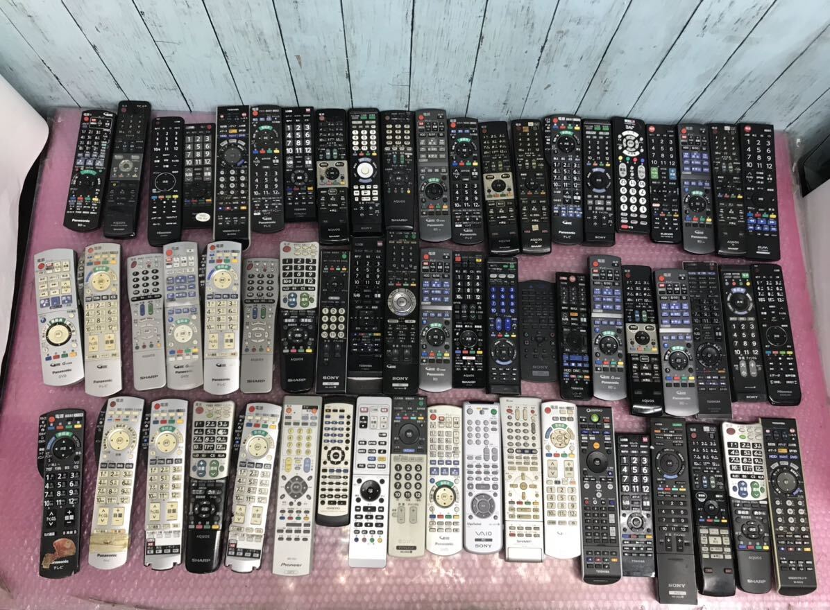 【傷や汚れあり】SONY/SHARP/Panasonic など TV/BDなどリモコン 計約61個まとめ 中古現状品 動作未確認(100s)の落札情報詳細 - Yahoo!オークション落札価格 ...