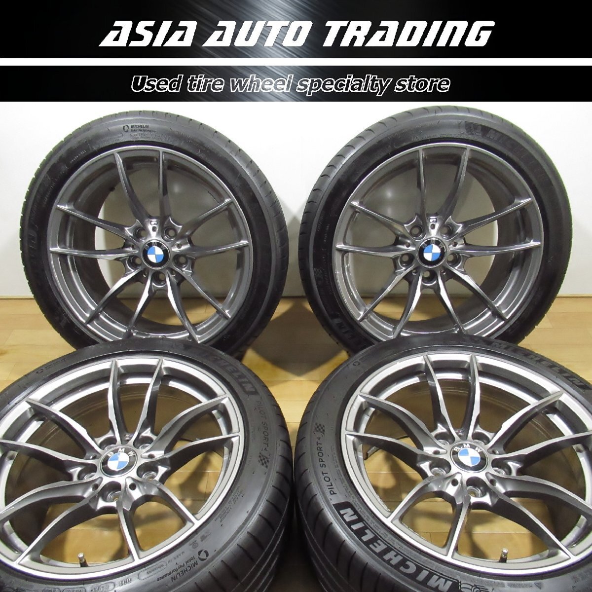【やや傷や汚れあり】希少モデル BMW F80 M3 F82 M4 純正 Vスポーク 513M FORGED 鍛造 9J+29 10J+40 ...