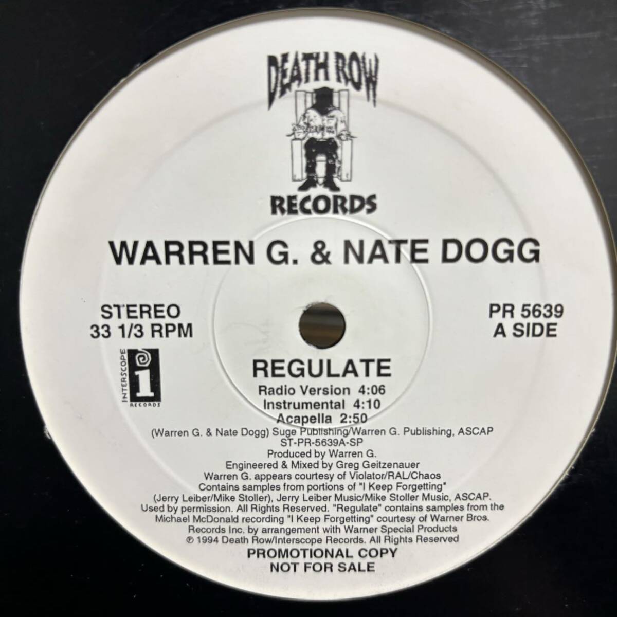 【目立った傷や汚れなし】【US ORIGINAL PROMO】 Warren G.& Nate Dogg / Regulate (Music ...