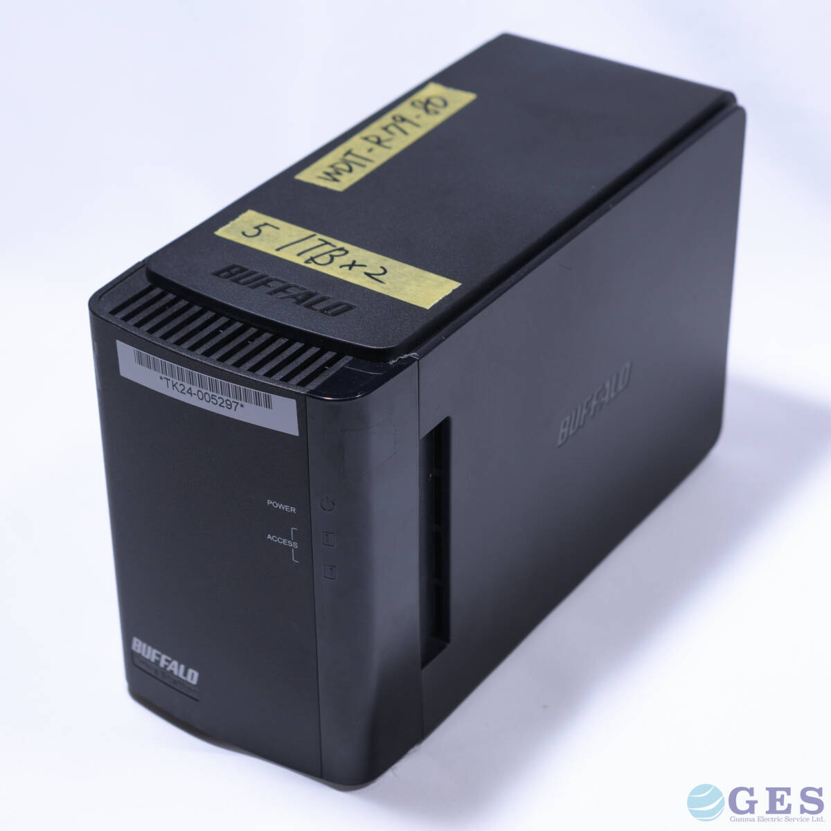 【傷や汚れあり】【5-R79/R80】Buffalo HD-WLSU2/R1 外付けHDD 2TB(1TB×2) 本体のみ WD Red WD10EFRX【HDD動作品/本体動作未確認/送料 ...