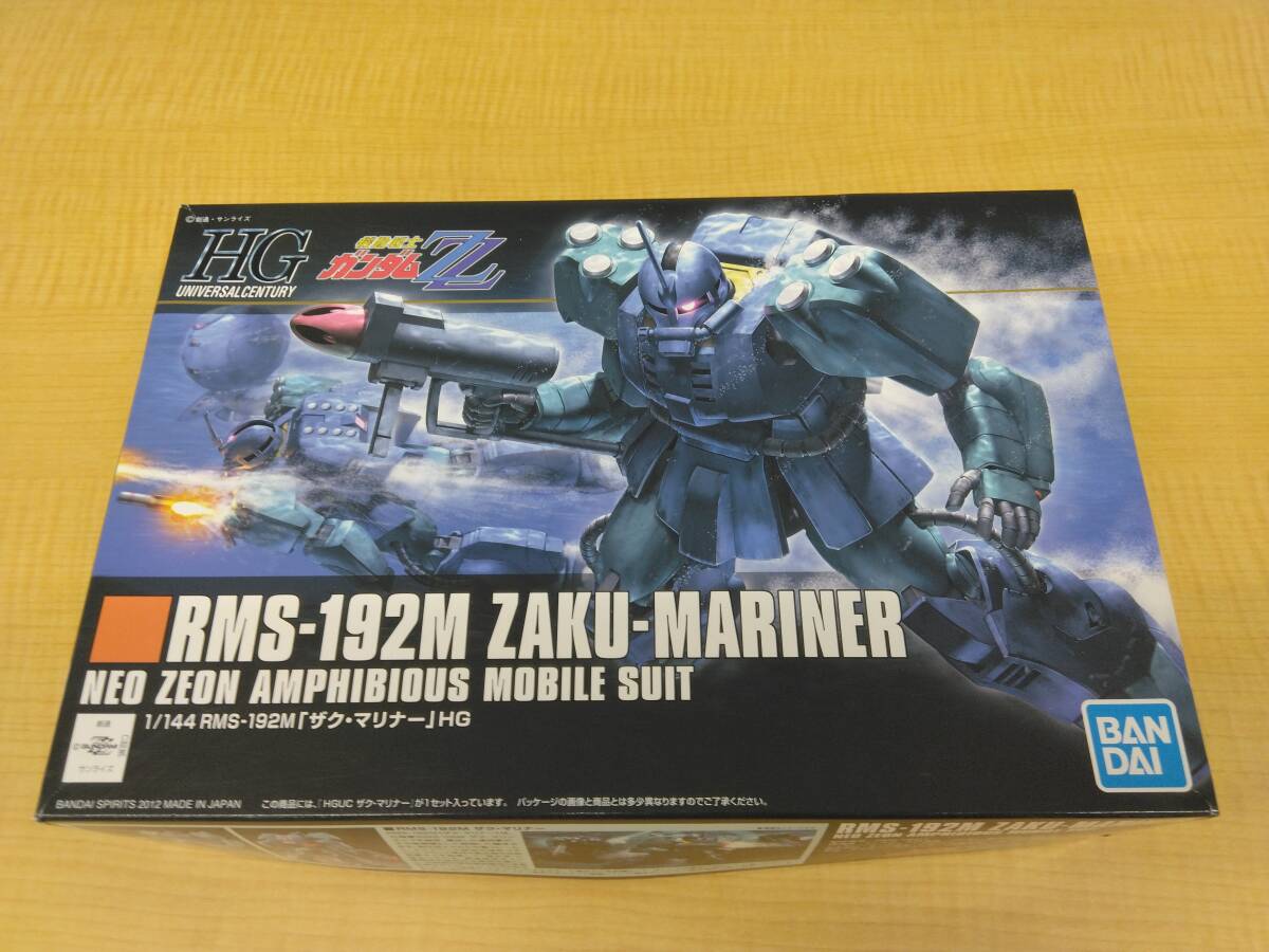 【未使用】バンダイ【機動戦士ガンダムZZ】HGUC 143 1/144 ザク・マリナー RMS-192M HG【未開封 未組立】の落札情報詳細 - ヤフオク落札価格検索 オークフリー