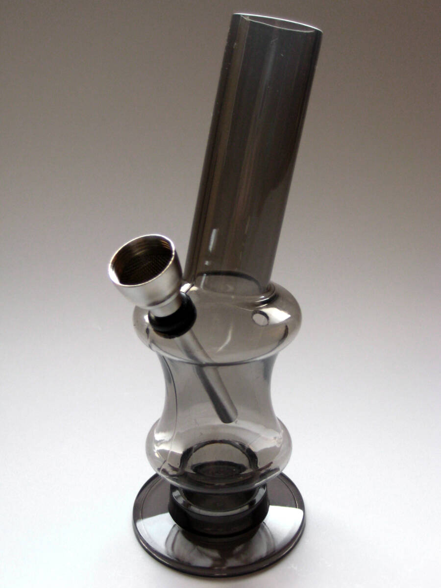 【未使用】 SALE アクリルボング水パイプ【コンパクト/黒】PIPE喫煙具WEEDちびボングTHCカンナビスカップBURST HIGH ...