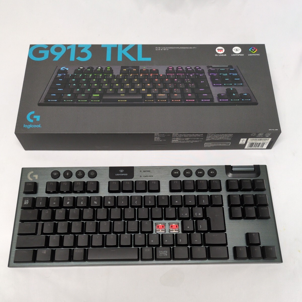 【やや傷や汚れあり】ジャンク品 ロジクール G913 テンキーレスワイヤレスRGBゲーミングキーボード リニア G913-TKL-LNBK （ブラック）の落札情報詳細 - Yahoo ...