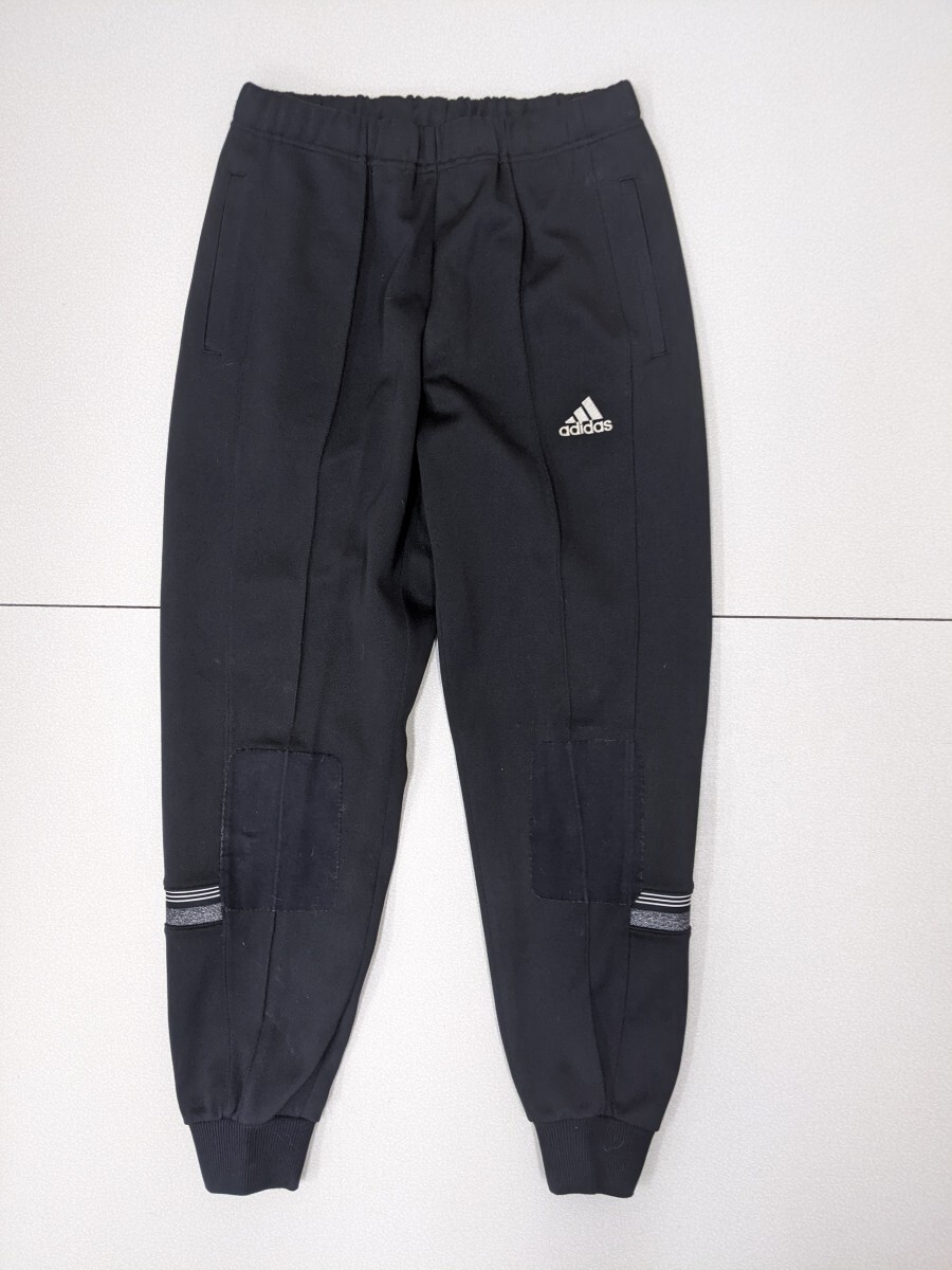 【やや傷や汚れあり】7．アディダス 90s デサント製 ヴィンテージ adidas AS-2800P ロゴ トラック パンツ レトロ ジャージ ...