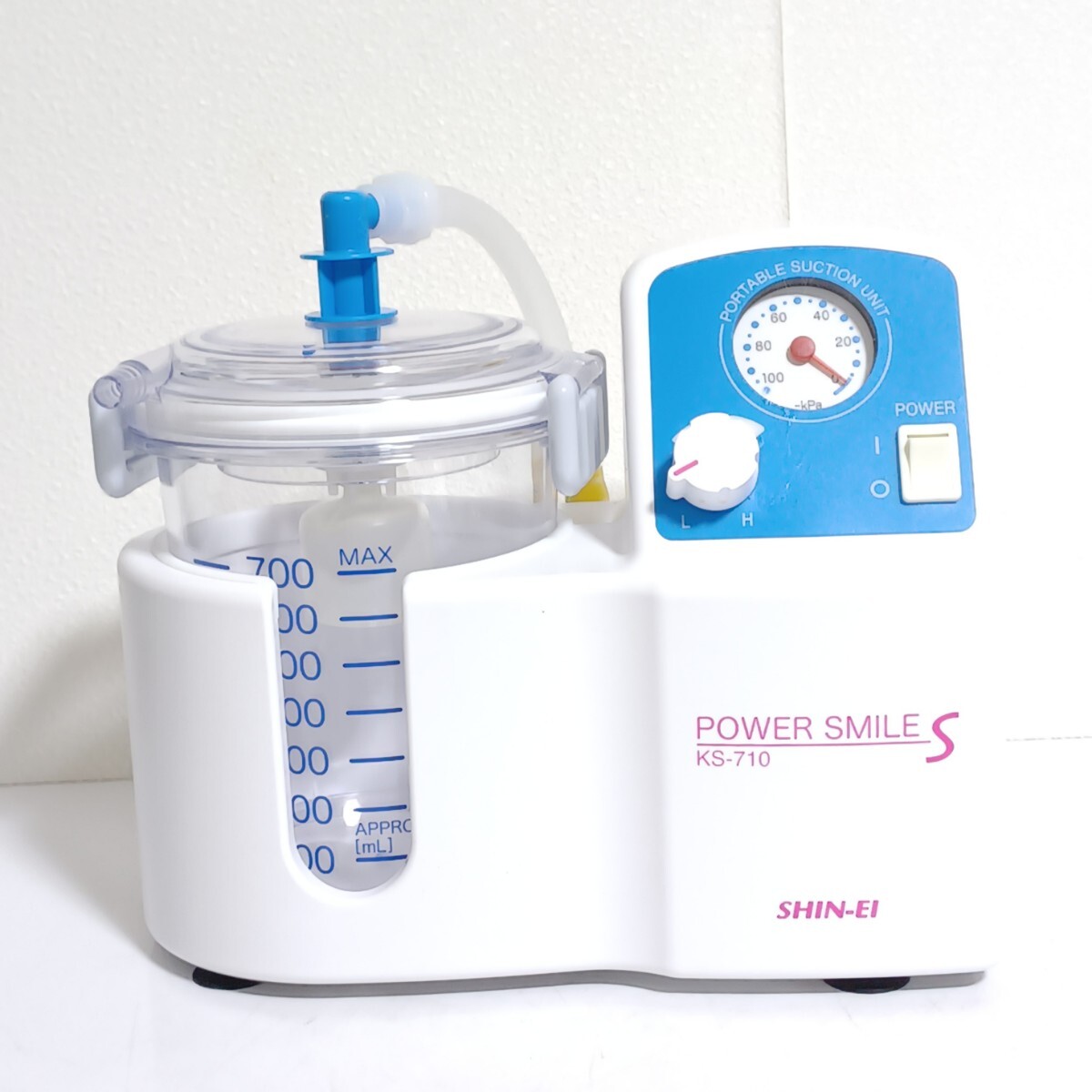 【目立った傷や汚れなし】【新鋭工業】 パワースマイルS KS-710 吸引器 電動式可搬型吸引器 取扱説明書付き 箱付き (SK) の落札情報 ...