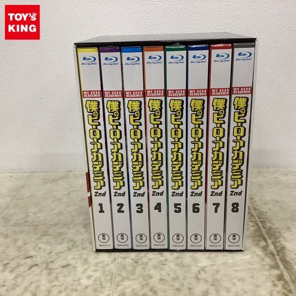 【未使用に近い】1円〜 未開封 Blu-ray 僕のヒーローアカデミア 2nd Vol.1−8 全8巻セット BOX付の落札情報詳細 - ヤフオク落札価格検索 オークフリー