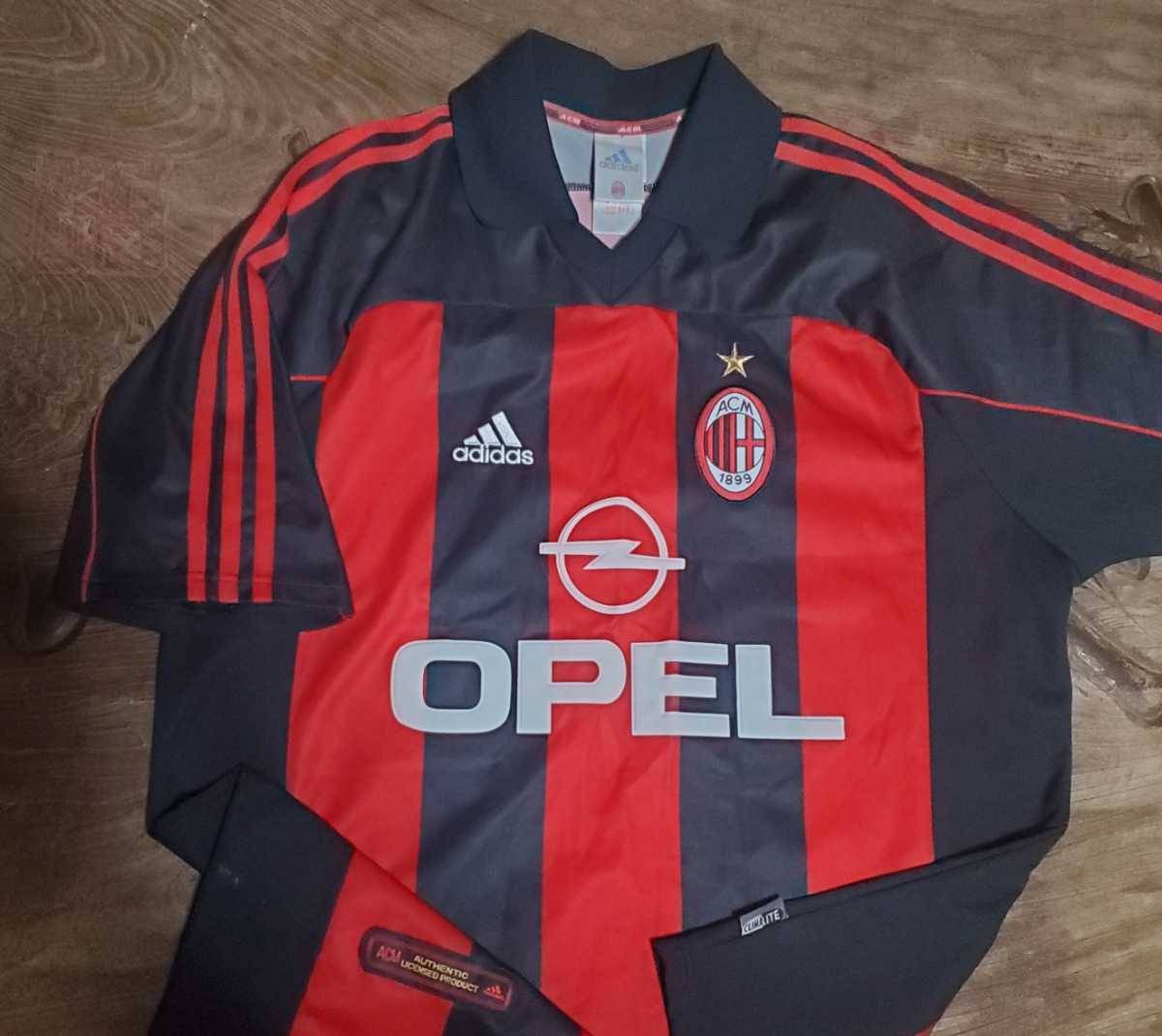 【目立った傷や汚れなし】[値下げ交渉] 00-01-02 ACミラン adidas MADE IN ITALY 検/ 2000 2001 ...