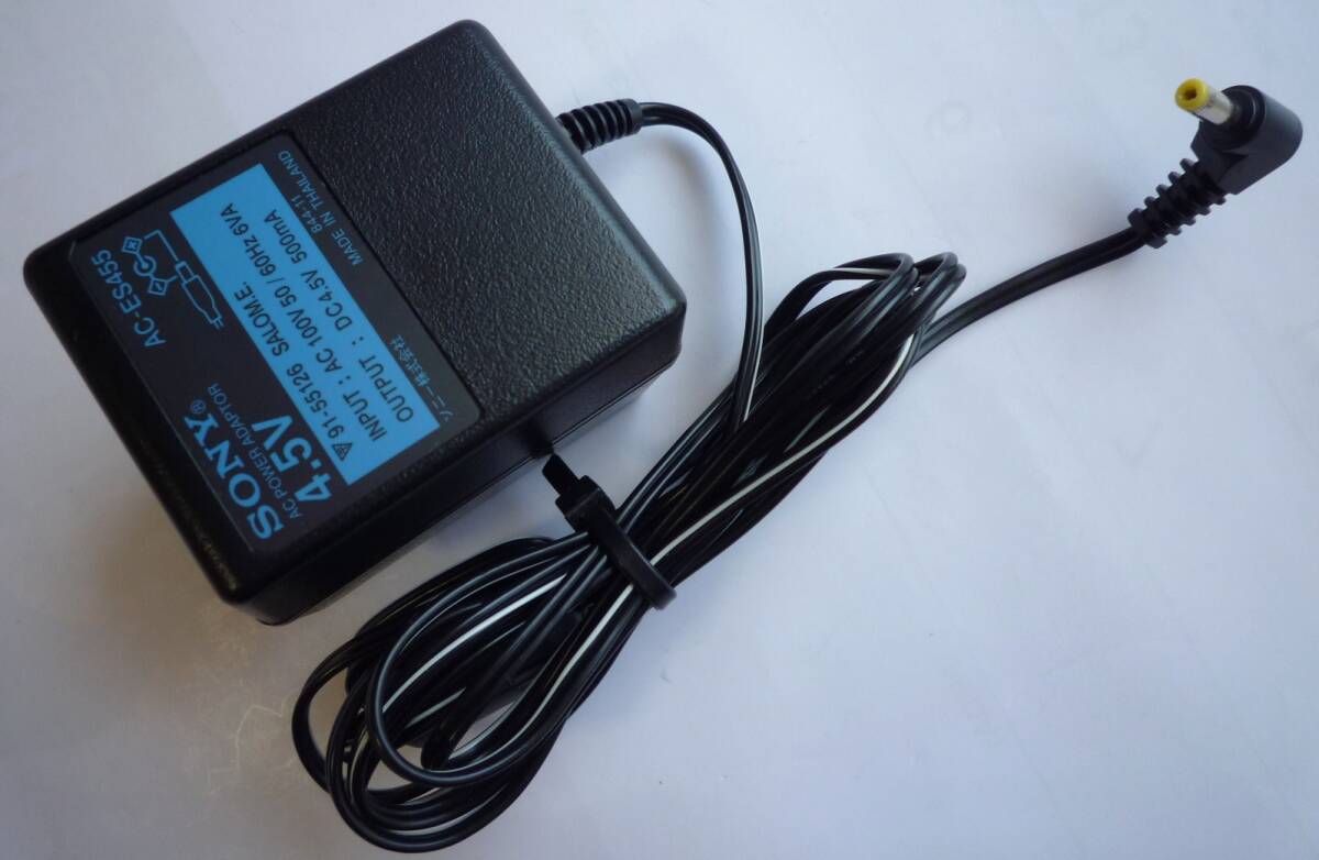 【目立った傷や汚れなし】純正 SONYソニー ACアダプター AC-ES455 4.5V 0.5A 500mA AC電源アダプター 充電器 φ4.0㎜ ②の落札情報詳細 - Yahoo ...