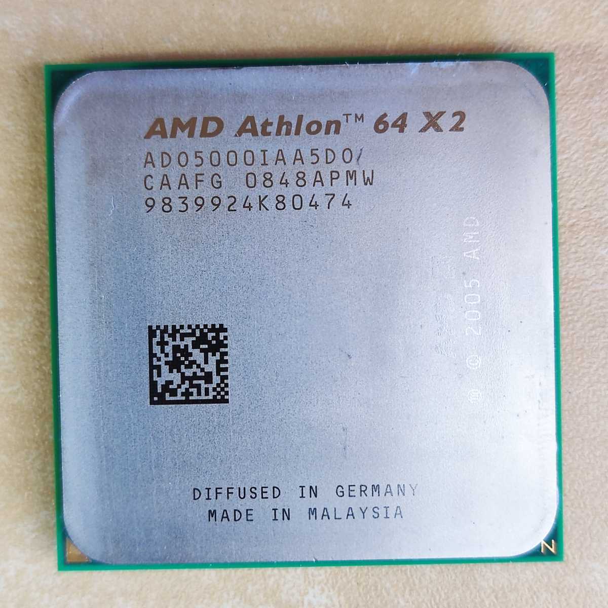 【やや傷や汚れあり】速達可 送料185円~ CPU AMD Athlon 64 X2 5000+ ADO5000IAA5DO Socket AM2 2.60GHz 2コア ★ 動作確認済み ...