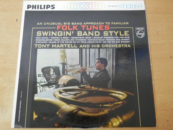 【やや傷や汚れあり】D4-207＜LP/US盤/美盤＞Tony Martell And His Orchestra / Folk Tunes Swingin' Band Styleの落札情報 ...
