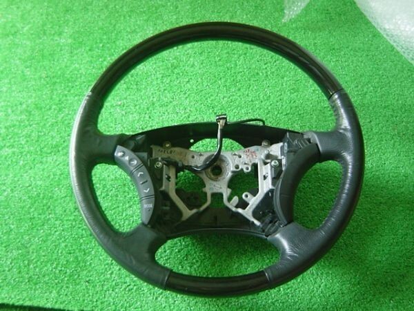 【傷や汚れあり】★送料込★3950【アルファードG ANH10W 後期】純正ステアリングホイール 黒木目調ウッドコンビ スイッチ付き/ATH10W/MNH15Wの落札情報詳細 - Yahoo ...