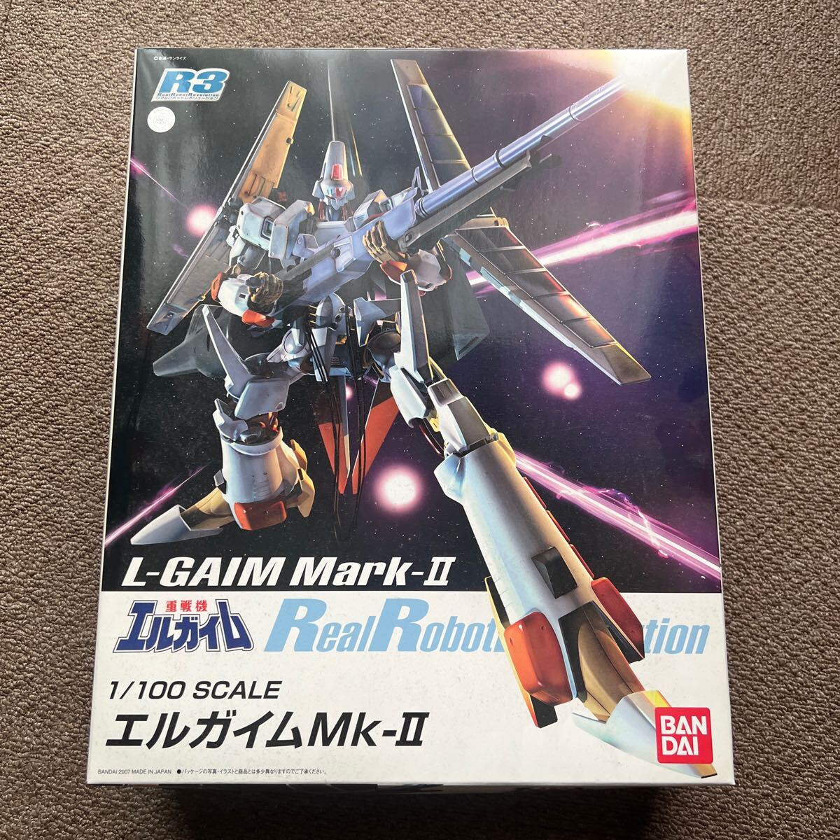 【未使用】R3 1/100 エルガイムMk-II [重戦機エルガイム] （1/100スケール プラスチックキット）の落札情報詳細 - ヤフオク落札価格検索 オークフリー