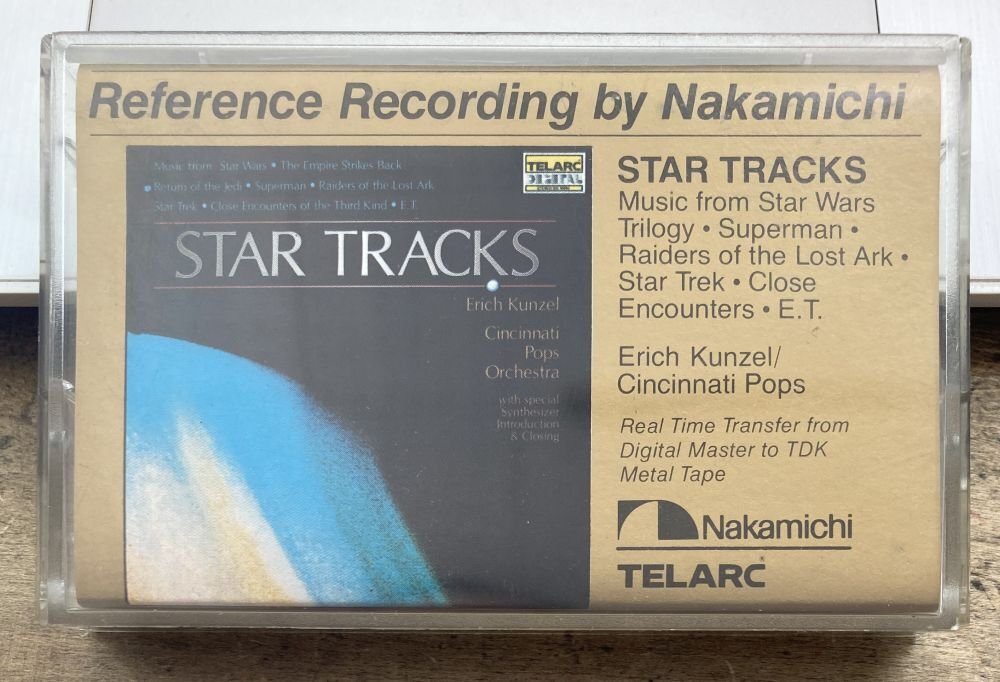【傷や汚れあり】STAR TRACKS／ERICH KUNZEL : CINCINNATI POPS ORCHESTRA 【中古カセットテープ】 ナカミチ Nakamichi ...