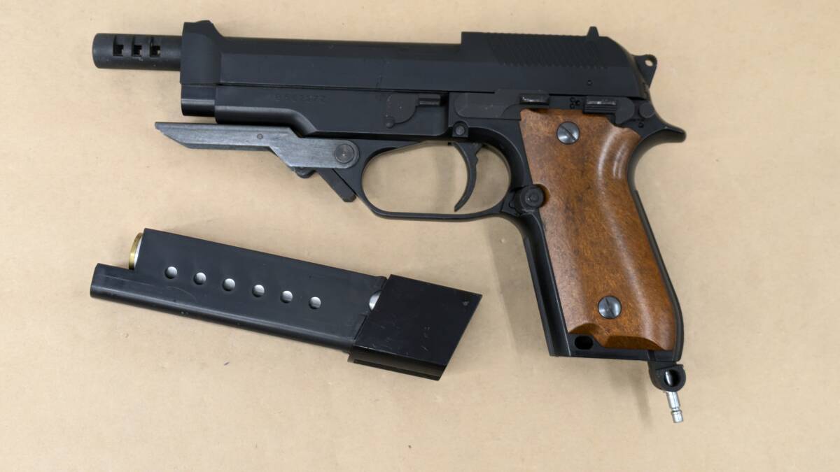 【全体的に状態が悪い】 D378/ジャンク!! マルゼン M93R BV式ガスガン 外部ソース /使用感、キズ汚れ、サビあり ※ガス漏れありの ...