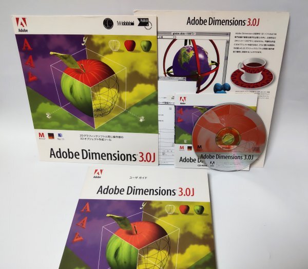 【やや傷や汚れあり】【同梱OK】 Adobe Dimensions 3.0J for Mac 3Dオブジェクト作成ツールの落札情報詳細 - ヤフオク落札価格検索 オークフリー