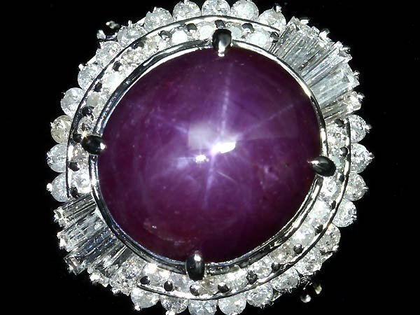 【未使用】UR12218SS【1円～】新品【RK宝石】《Star Ruby》天然スタールビー 特大10.2ct!! 極上ダイヤモンド 総計0.84ct Pt900 高級リング ダイヤの落札情報 ...