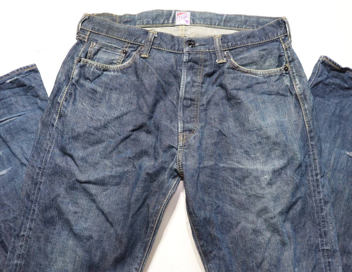 【目立った傷や汚れなし】♂ Prps（ピーアールピーエス）紫製品 濃紺 紫耳 W36の落札情報詳細 - Yahoo!オークション落札価格検索 オークフリー