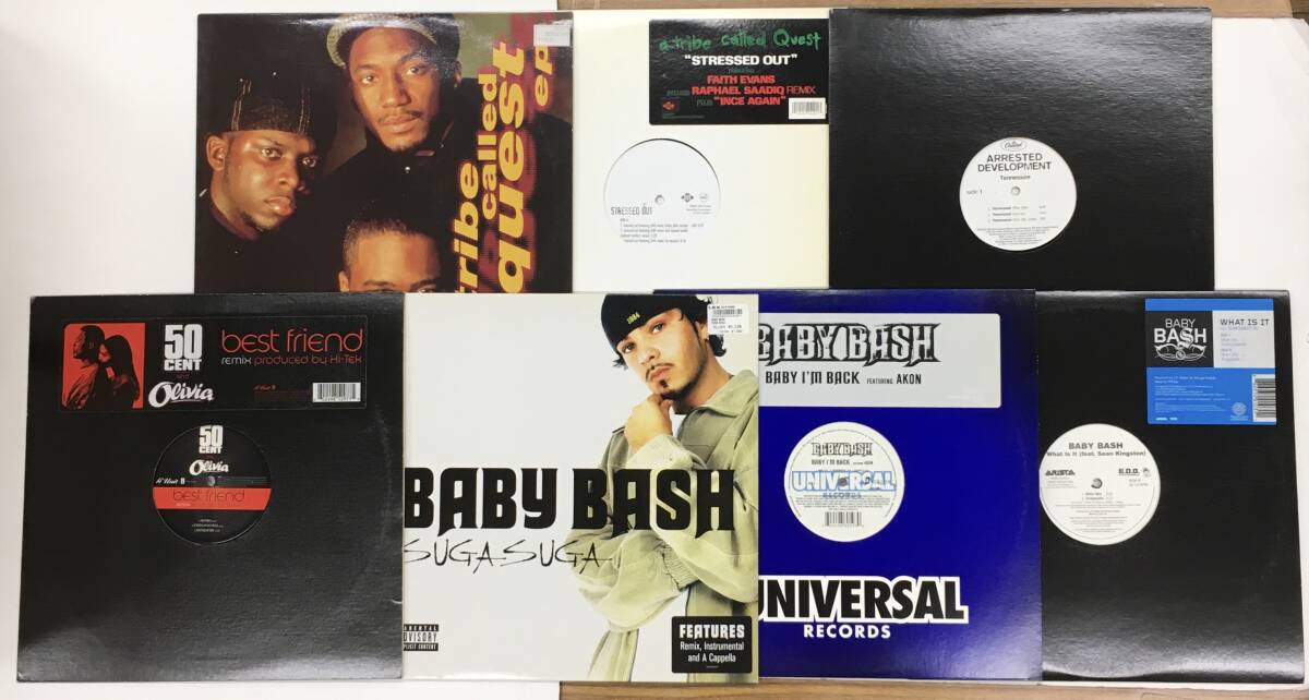 【全体的に状態が悪い】12” HIP HOP 一箱まとめて 70枚セット 12インチ A TRIBE CALLED QUEST / 50 ...