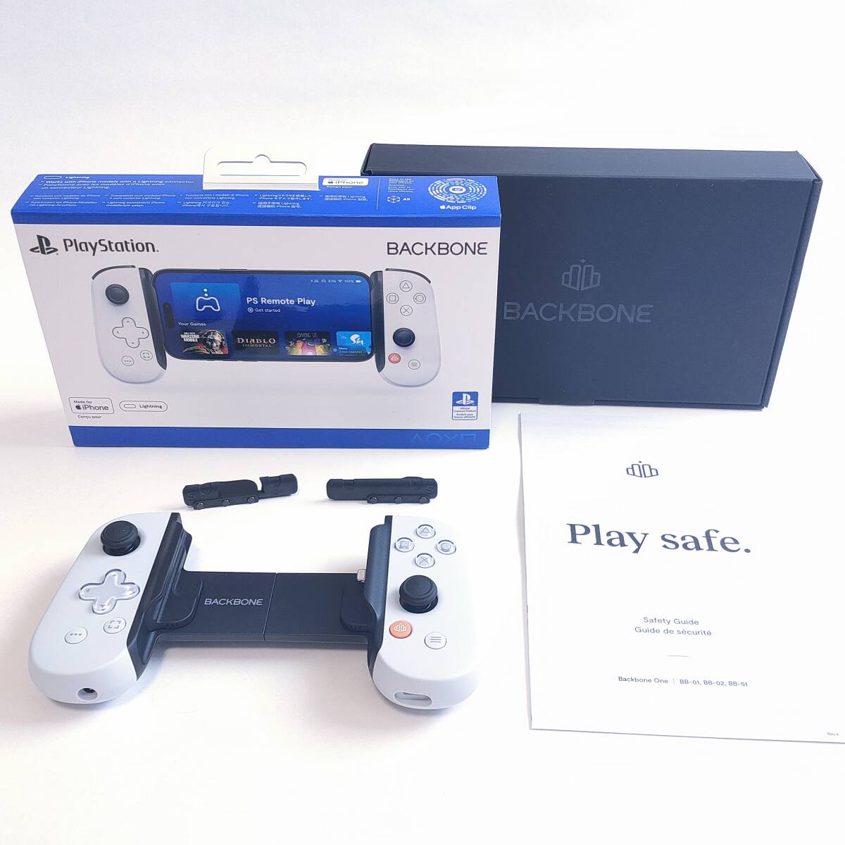 【目立った傷や汚れなし】「一円スタート」BACKBONE One コントローラー for Lightning PlayStation ...