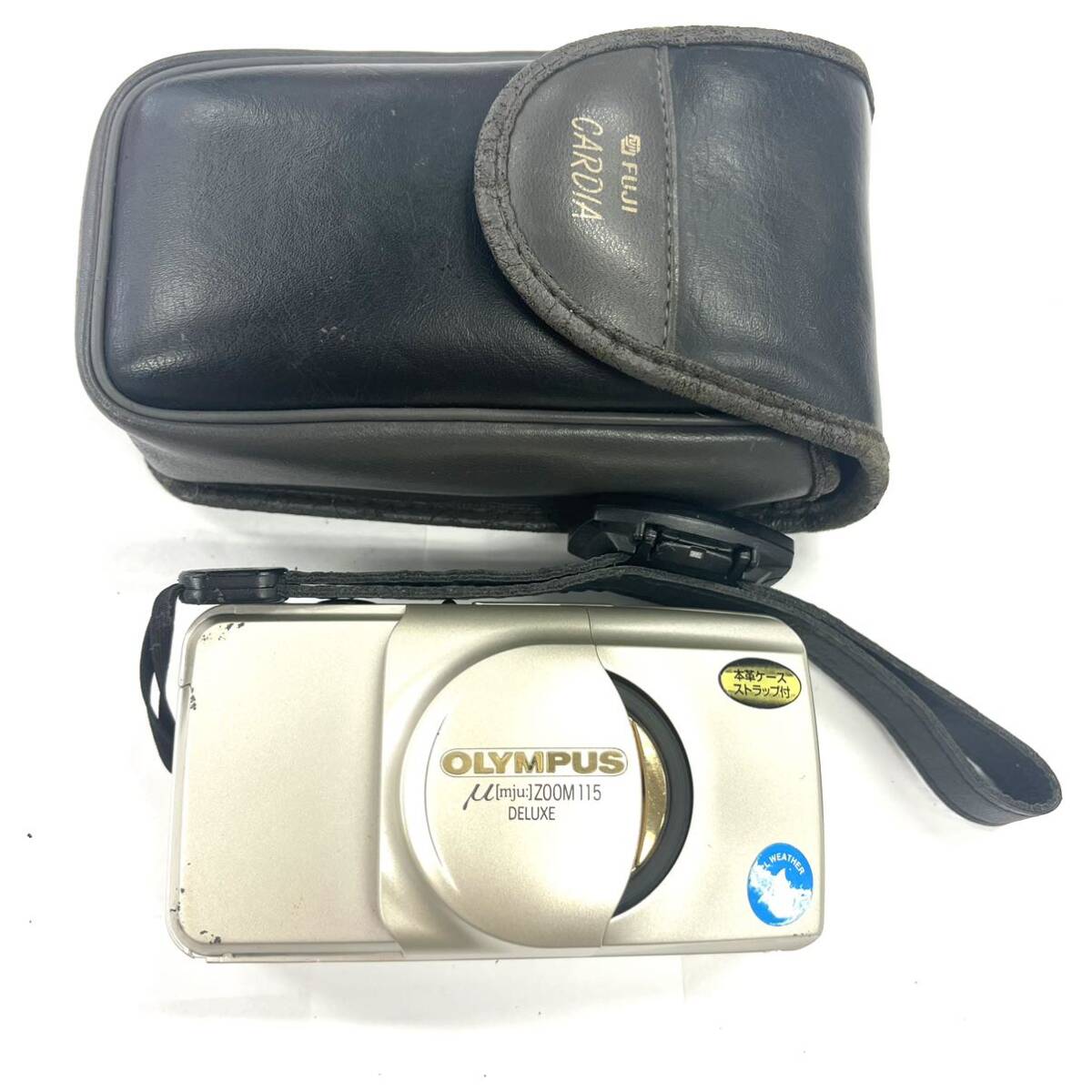 【全体的に状態が悪い】N646 フィルムカメラ OLYMPUS μ mju ZOOM 115 DELUXE LENS 38-115mm ...