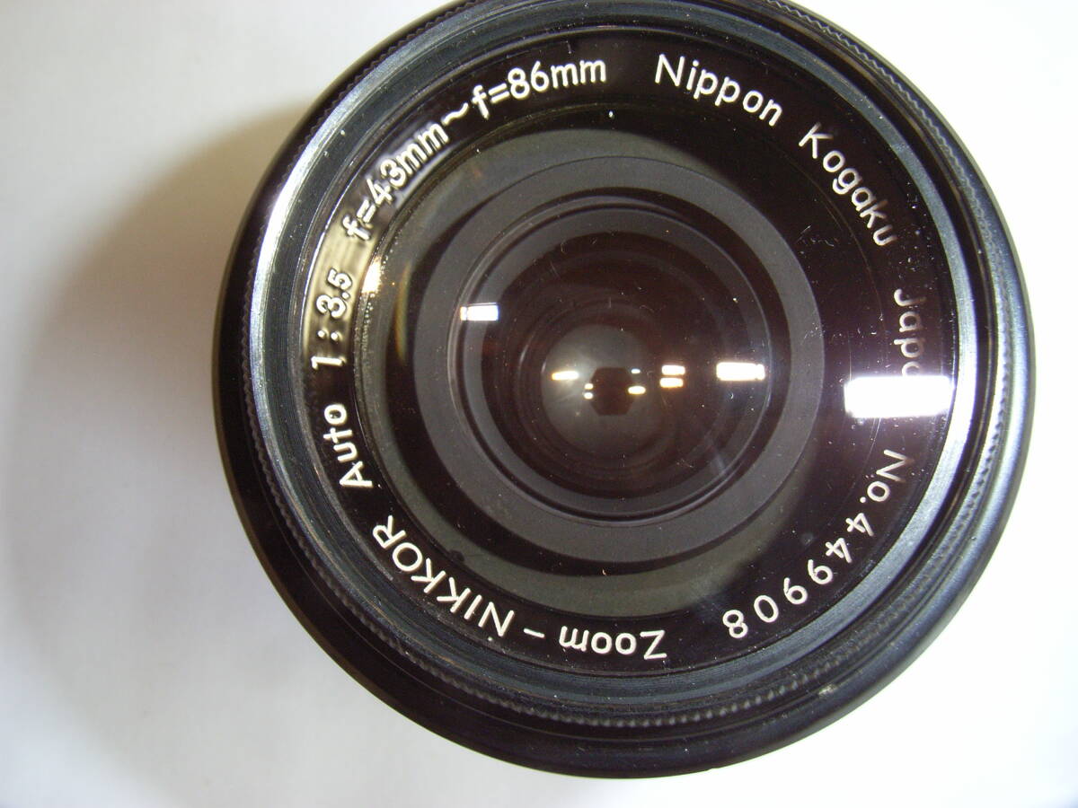 【目立った傷や汚れなし】レンズ Zoom-NIKKOR Auto 1:3.5 f=43～86mmの落札情報詳細 - ヤフオク落札価格検索 オークフリー