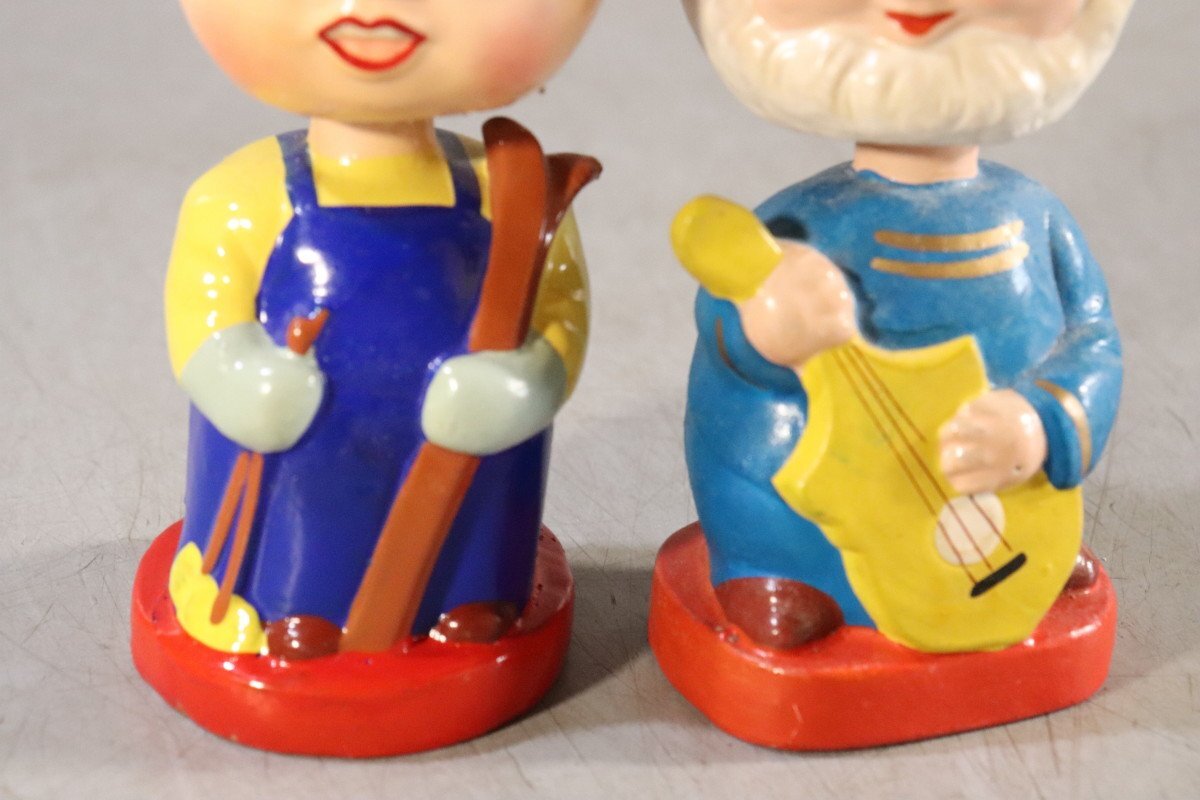 【傷や汚れあり】E823 古い首振り人形2点/首ふります/かわいい/昭和レトロ/レトロ玩具/当時物/52097の落札情報詳細 - Yahoo ...