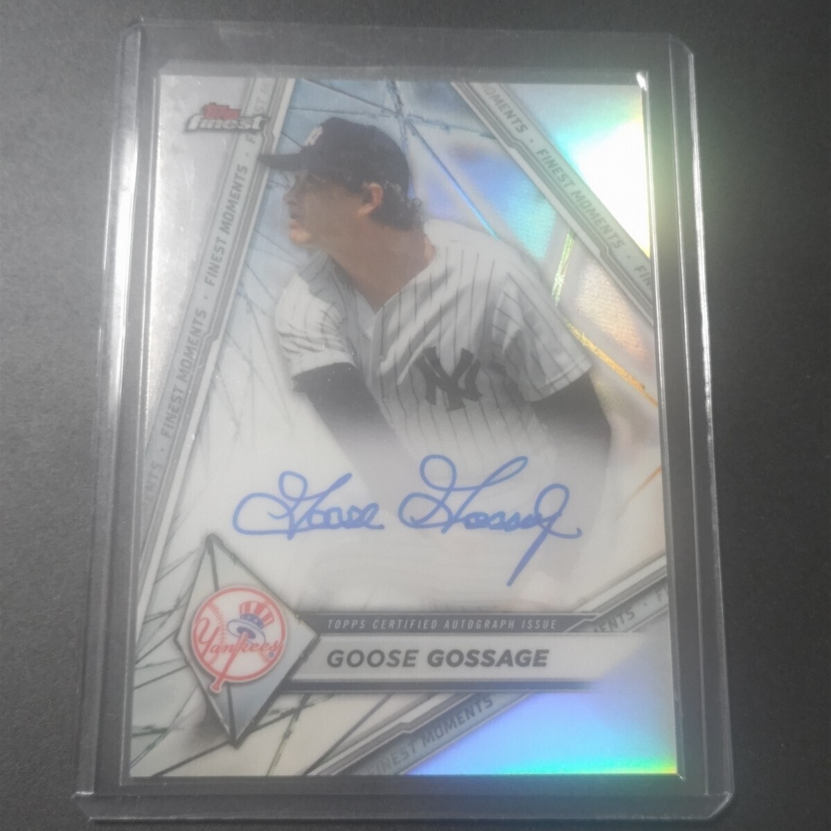 【目立った傷や汚れなし】GOOSE GOSSAGE グーズ ゴセージ RICH GOSSAGE 2022 TOPPS FINEST auto ...