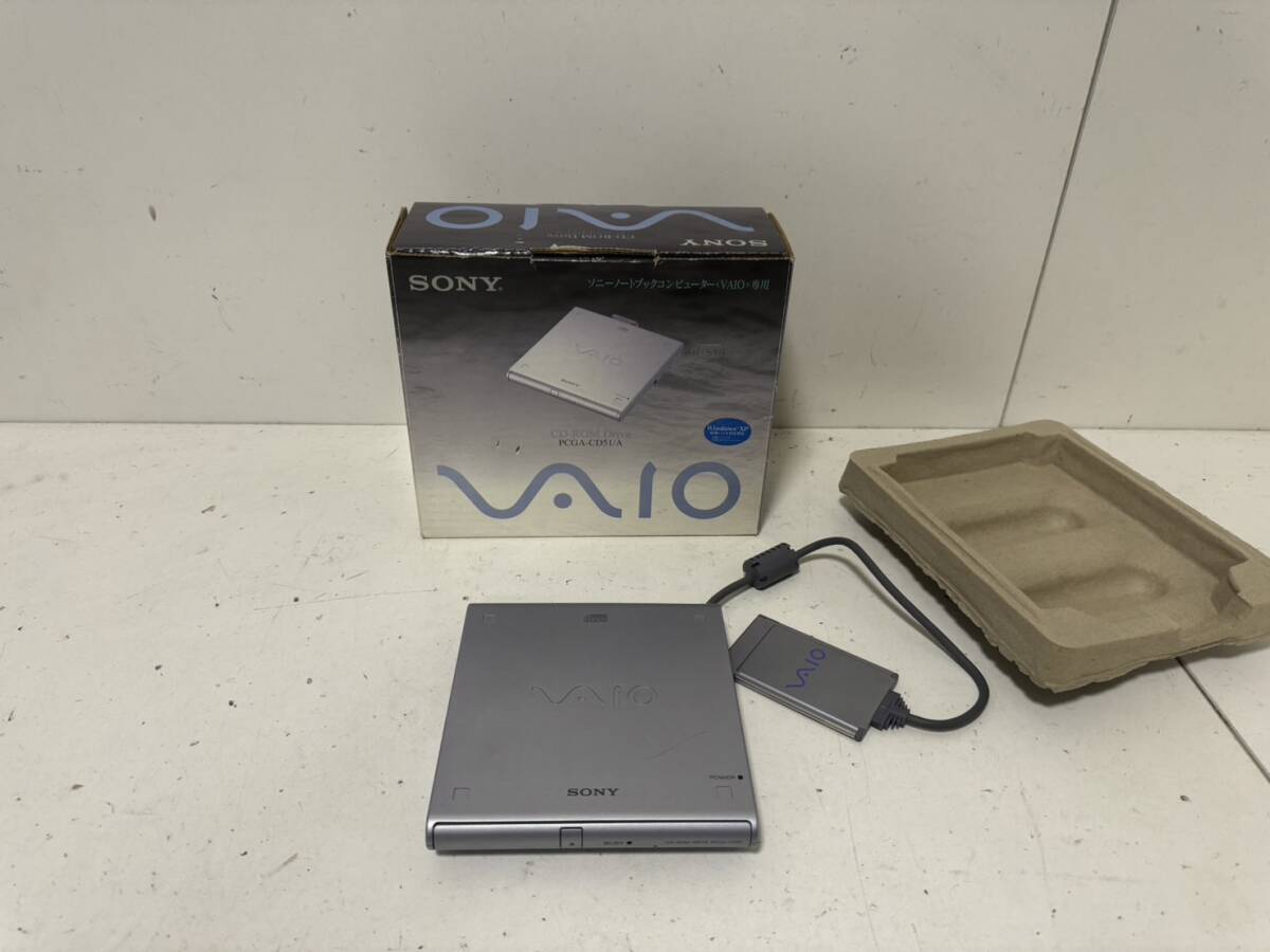【やや傷や汚れあり】【SONY PCGA-CD51 本体 ソニー VAIO CD-ROM DRIVE 外付けCDドライブ】の落札情報詳細 ...