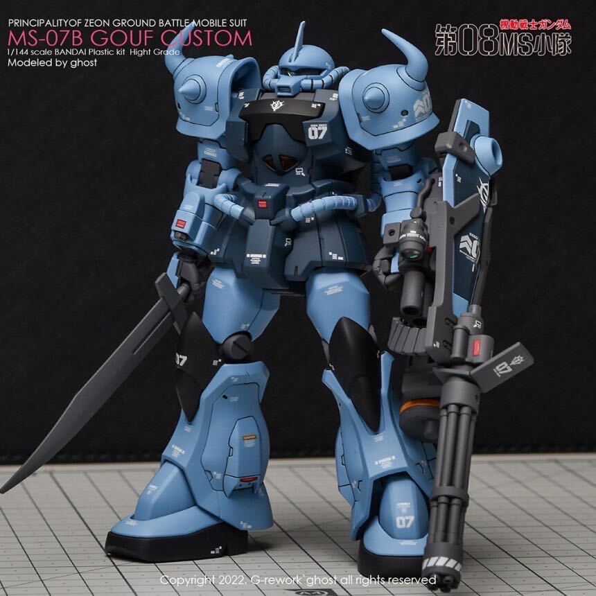 【未使用】HGUC 1/144 第08MS小隊 MS-07B-3グフカスタ専用水転写式デカールの落札情報詳細 - ヤフオク落札価格検索 オークフリー