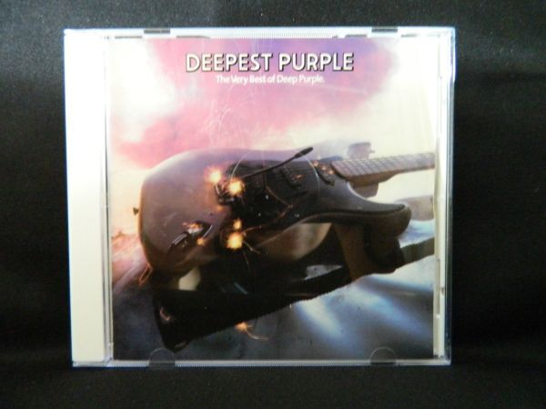 【目立った傷や汚れなし】(33) DEEPEST PURPLE / The Very Best of Deep Purple 日本盤 ジャケ、日本語解説 経年汚れあり ※7/15からの発送です ...