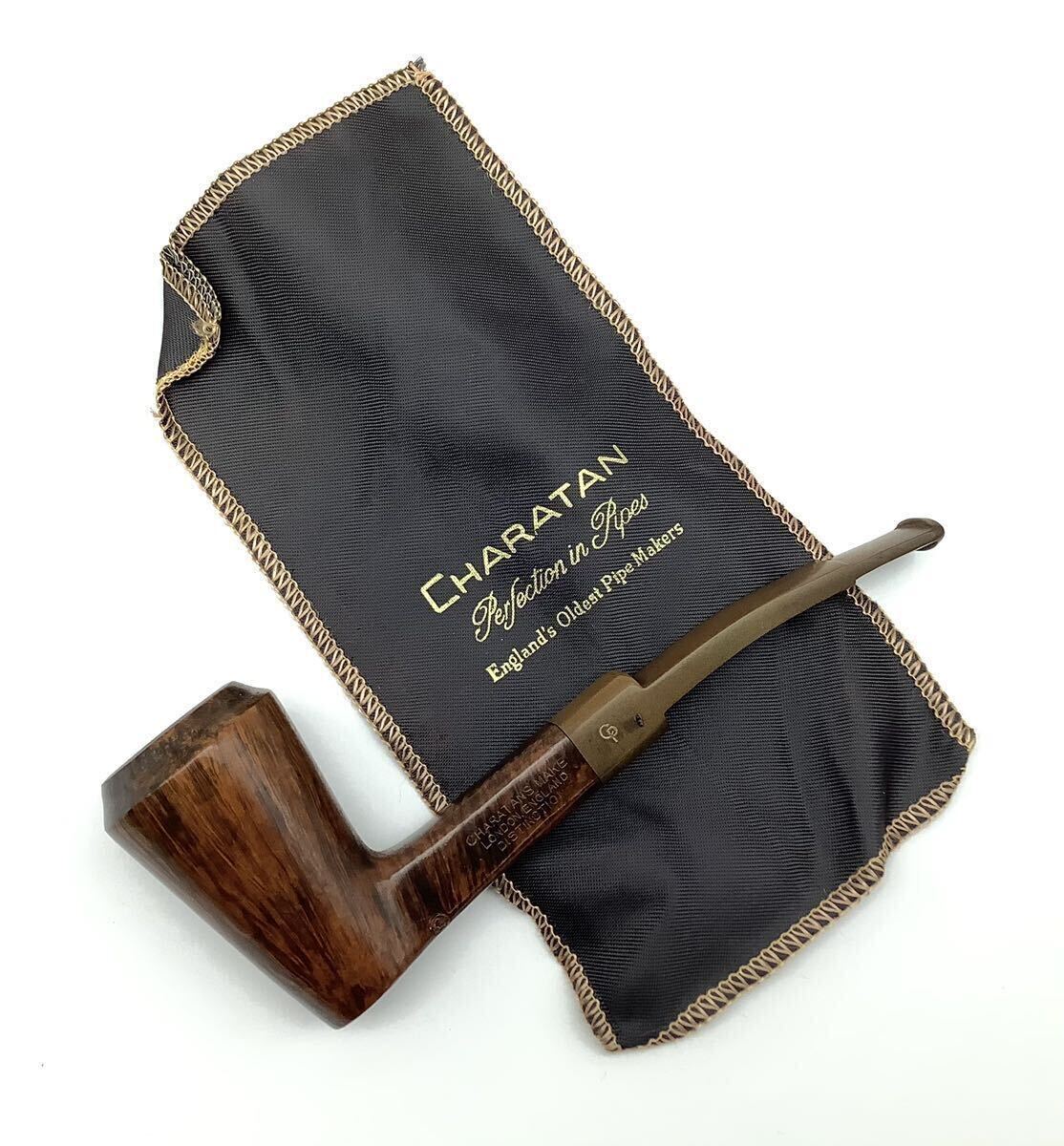 【傷や汚れあり】40 喫煙具 パイプ CHARATAN’S チャラタン MAKE LONDON ENGLAND DISTINCTION MADE BY HAND 袋付の落札情報詳細 ...