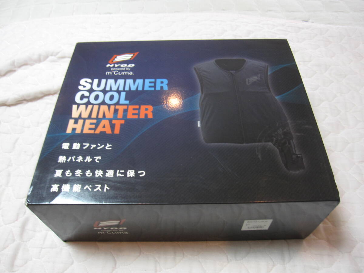 【目立った傷や汚れなし】HYOD ヒョウドウ MCI001 HYOD Cool-FAN & Heat-PANEL VEST クール ファン ...