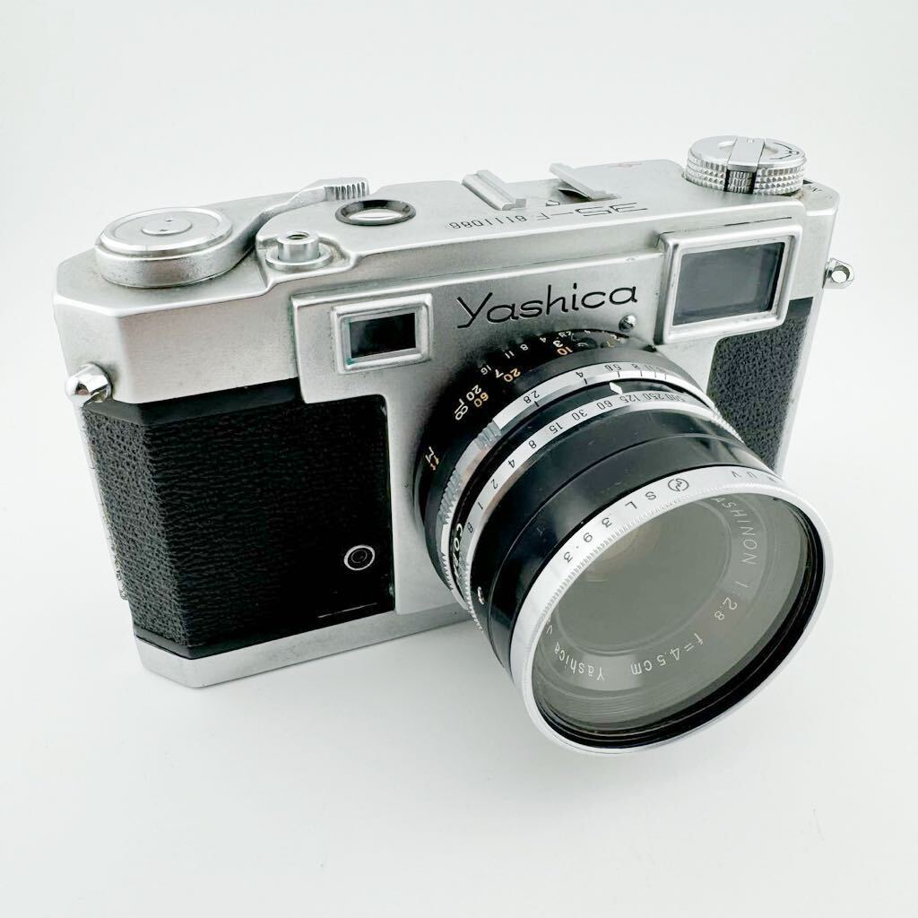 【傷や汚れあり】yashica 35-F レンジファインダー フィルムカメラ ボディ YASHINON 1:2.8 f=4.5cm【k3705 ...
