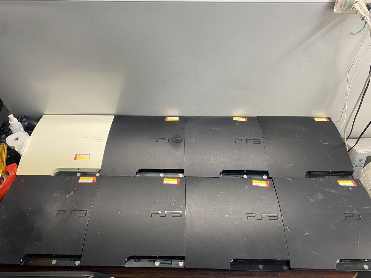 【全体的に状態が悪い】A3413)ジャンク品 PS3本体単品 まとめ売り8台セットPlayStation3 CECH-3000A/CECH ...
