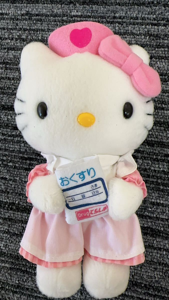 【やや傷や汚れあり】レア ハローキティ ドラックてらしま ナース ぬいぐるみ キーホルダー ご当地キティ hellokitty ストラップ マスコット サンリオ 限定の落札情報詳細 ...