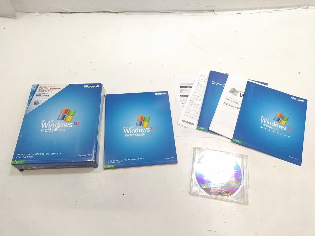 【目立った傷や汚れなし】 Microsoft Windows XP Professional SP2 製品版 マイクロソフト ウィンドウズ ...